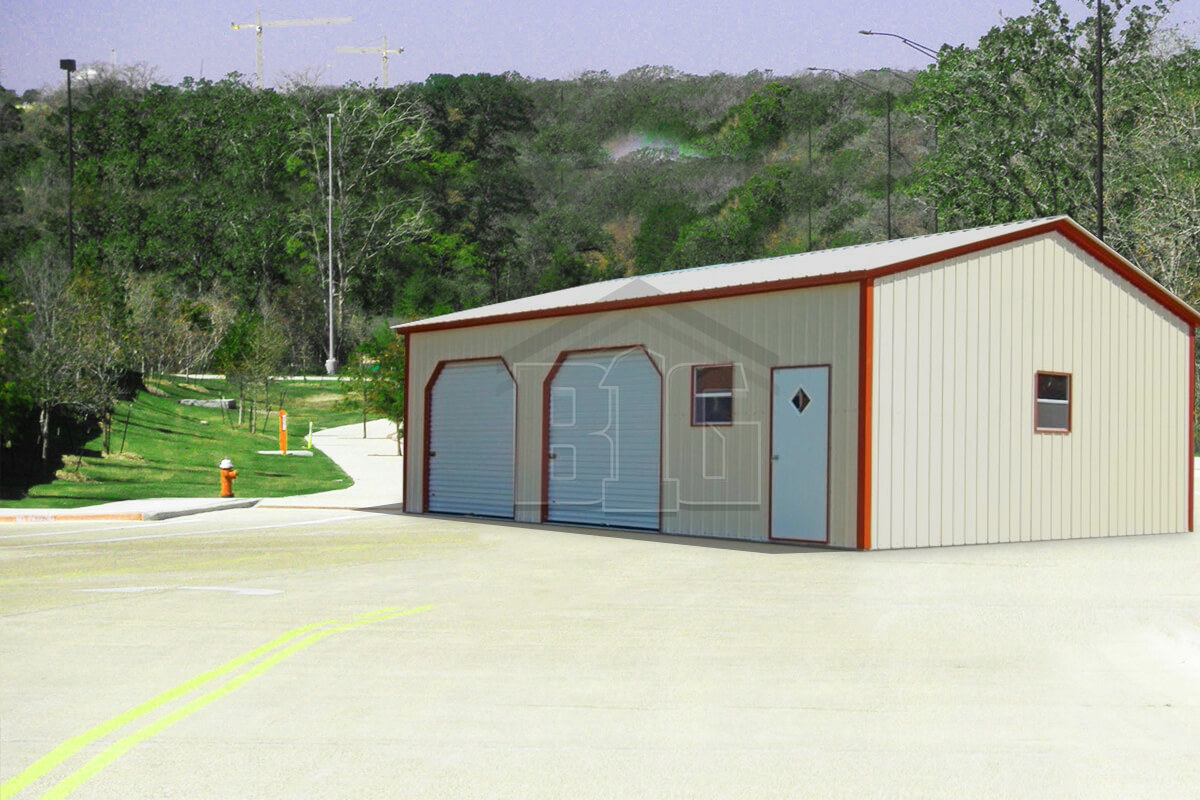 The Frampton Metal Garage 18x30x9 - Big Buildings Direct