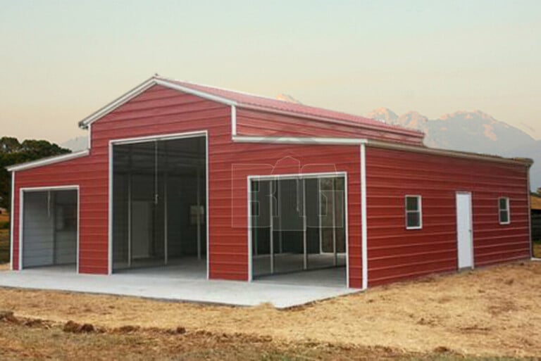 Old Glory Metal Barn 36x35x13 - Big Buildings Direct