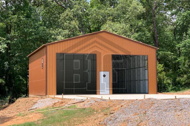 Install Metal Building 34x30 - Big Buildings Direct