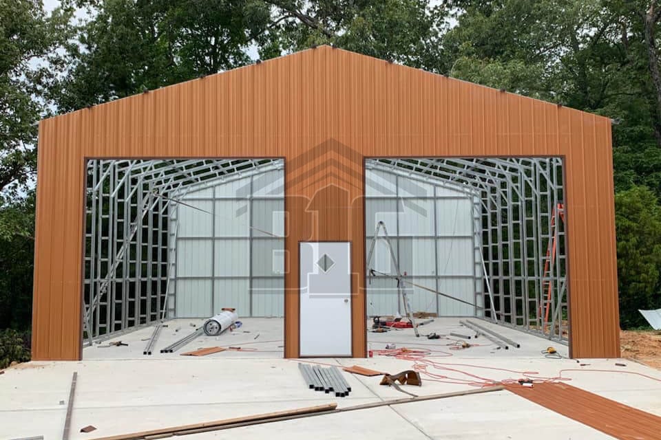 Install Metal Building 34x30 - Big Buildings Direct