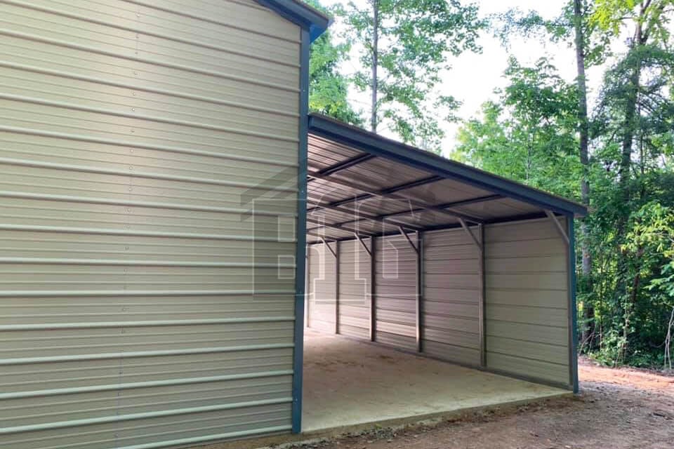 The Kingston Metal Pole Barn 48x40 - Big Buildings Direct