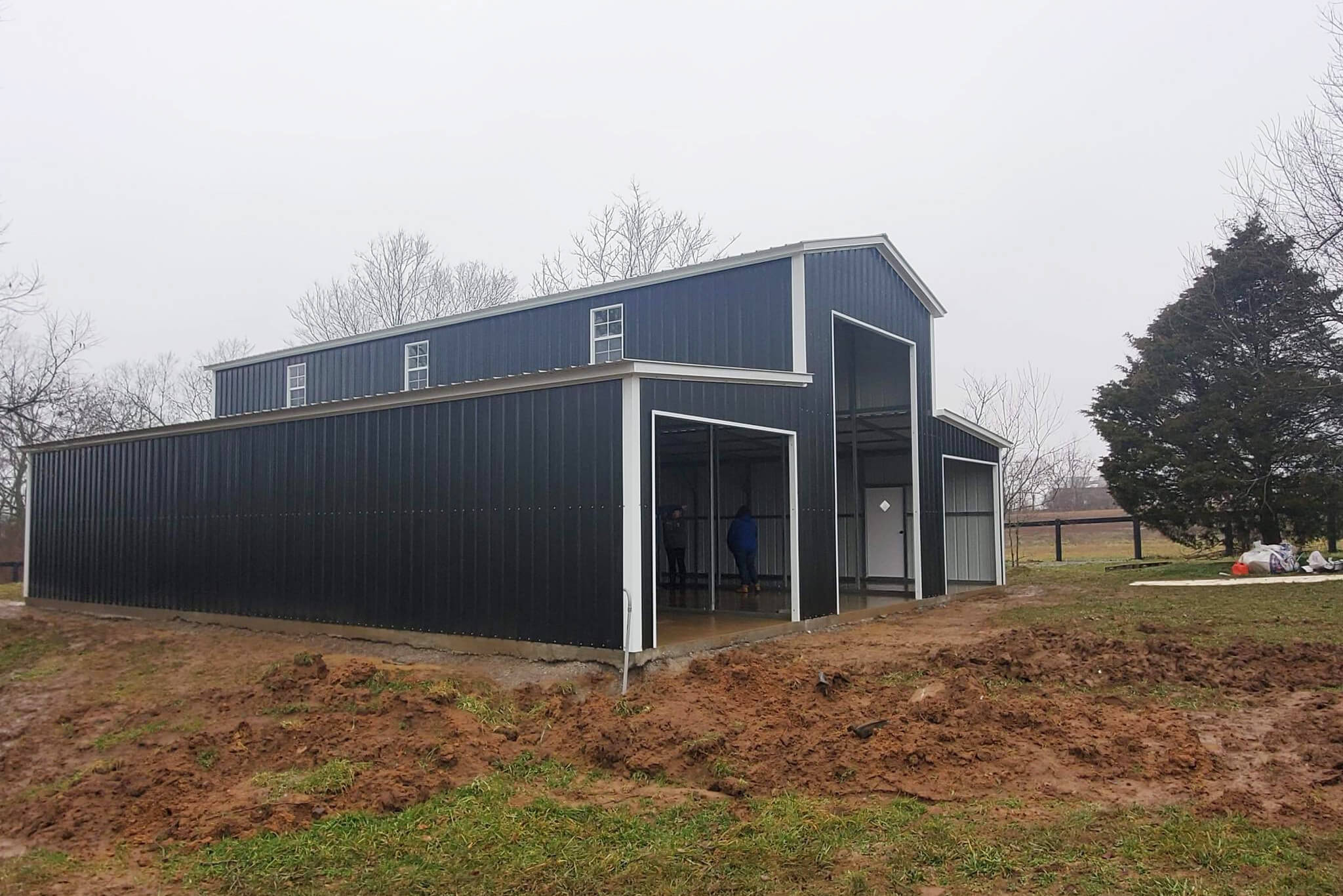 Gabby Steel Barn 36x50 - Big Buildings Direct